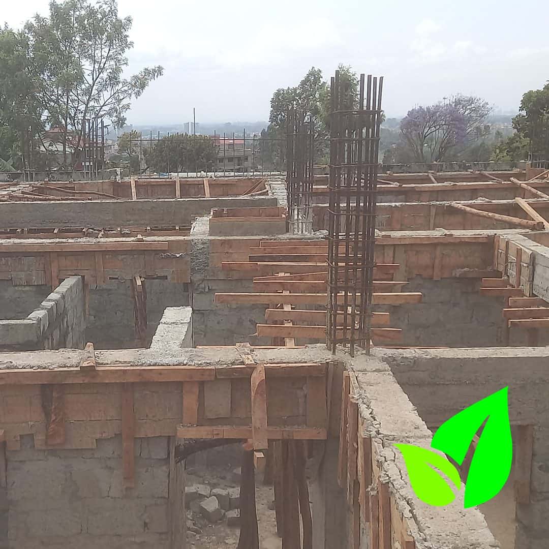 MULTI-STOREY RESIDENTIAL APARTMENT using Beam and block - EcoConcrete Kenya