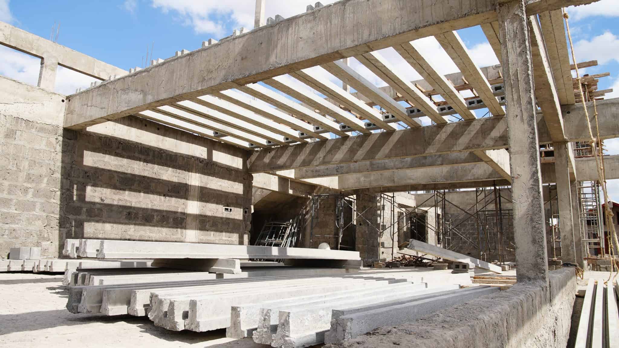 Saving in construction with beam and block - EcoConcrete Kenya