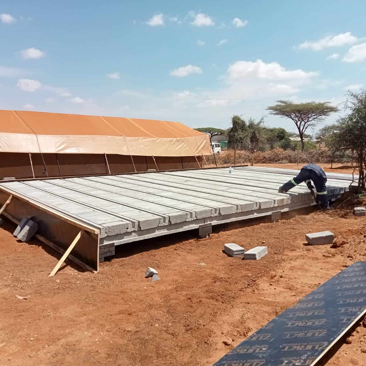tent decks expert - EcoConcrete Kenya