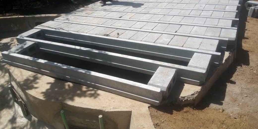 Water Tank Cover Slab by EcoConcrete Beam and Block - EcoConcrete Kenya